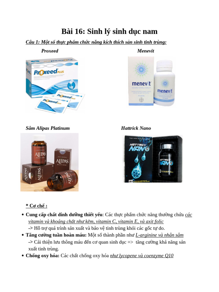 Bài 16 SL Sinh D C Nam | PDF