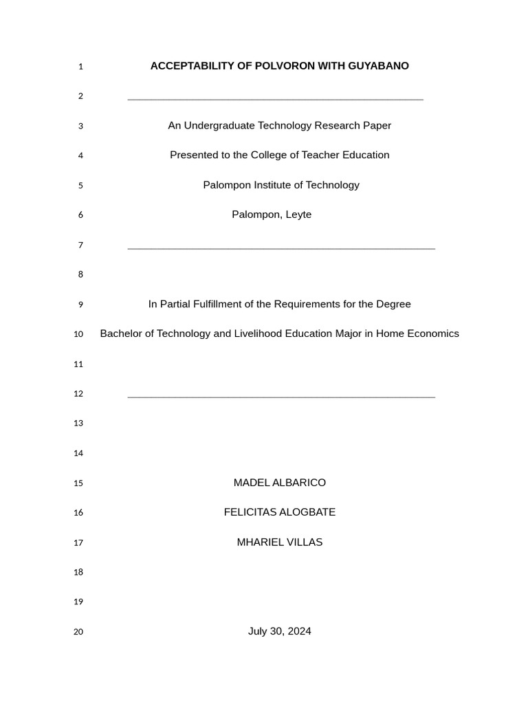 YABANA RESEARCH DOCS | PDF | Taste | Foods
