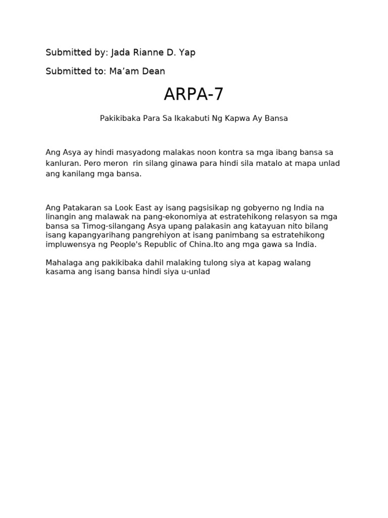 Yappo Arpa | PDF
