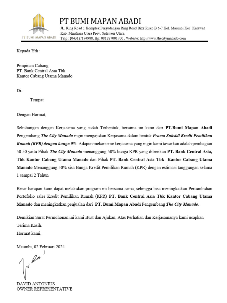 Proposal Bca A | PDF