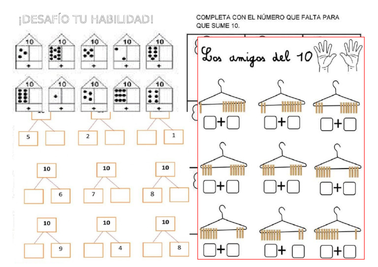 Sumas Hasta El 10 | PDF