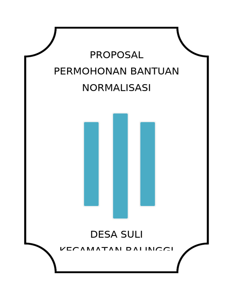 Proposal Normalisasi Dusun VII | PDF