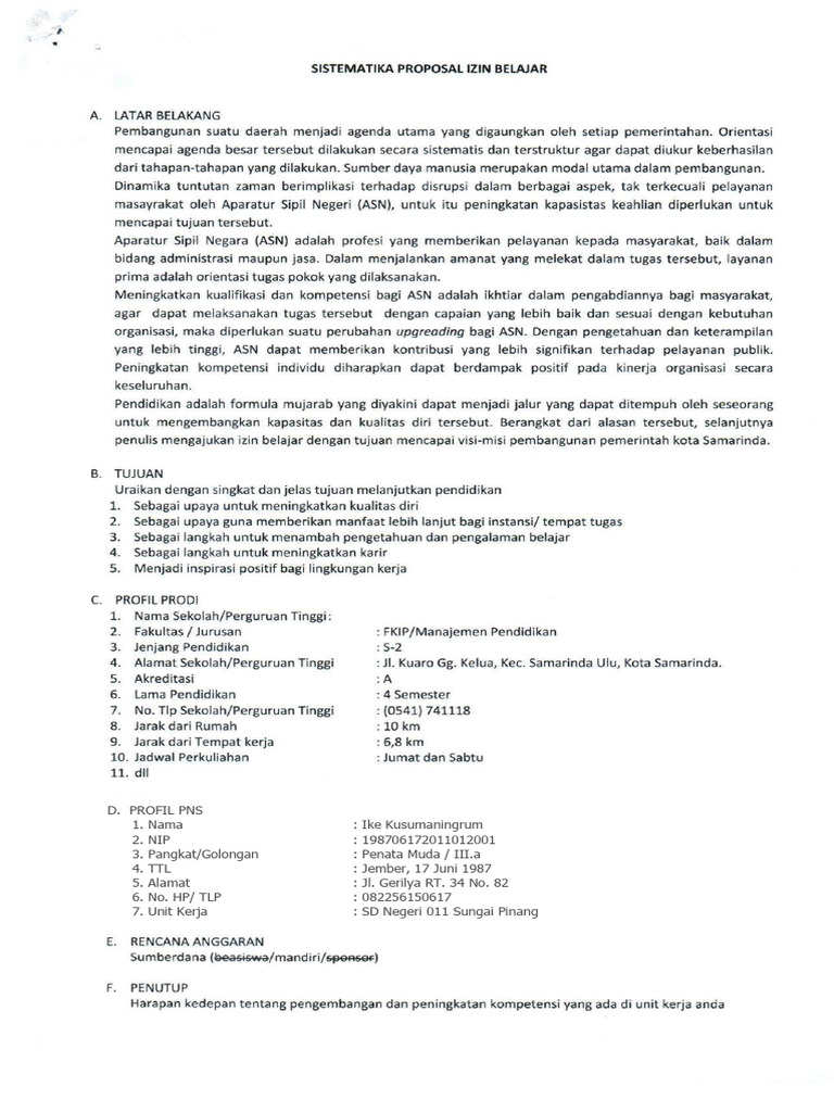 Proposal IKE KUSUMANINGRUM - Compressed | PDF