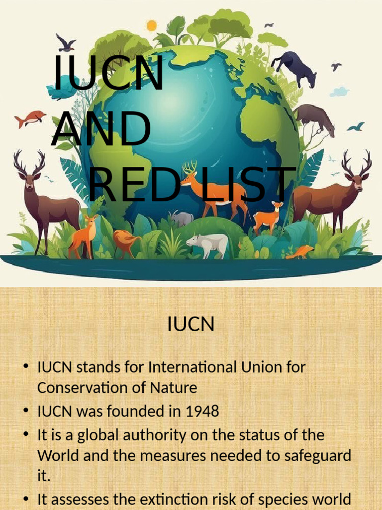 IUCN Red List Species Classification Guide | PDF