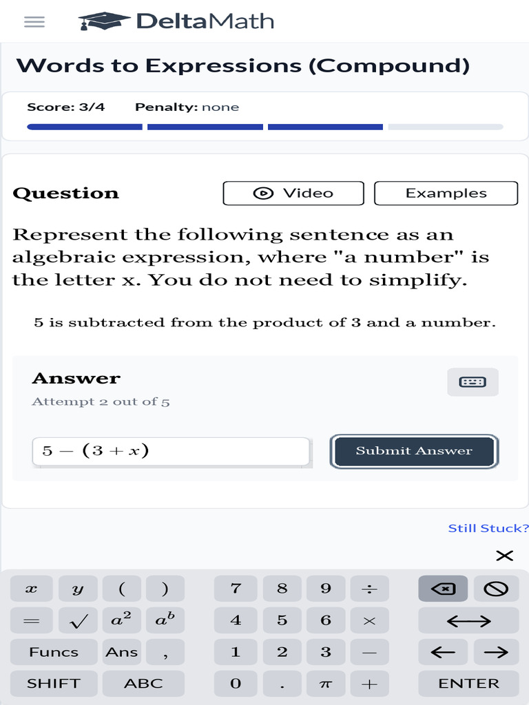 DeltaMath Student Application | PDF
