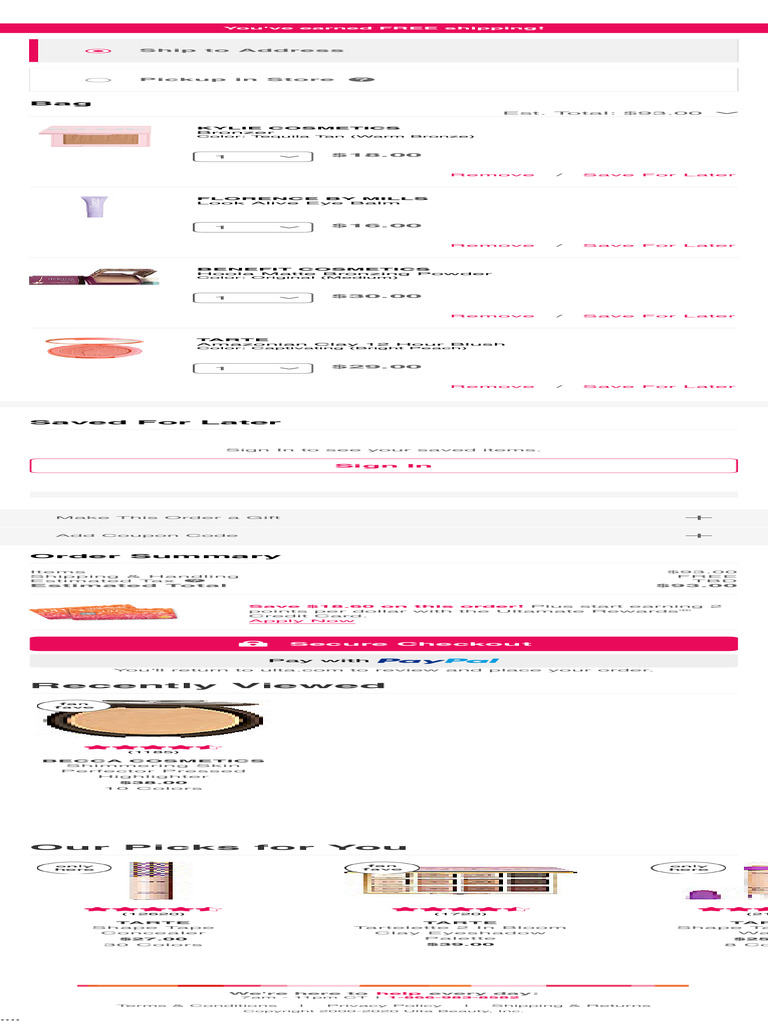 Bag Cosmetics, Fragrance, Skincare and Beauty Gifts Ulta Beauty | PDF ...