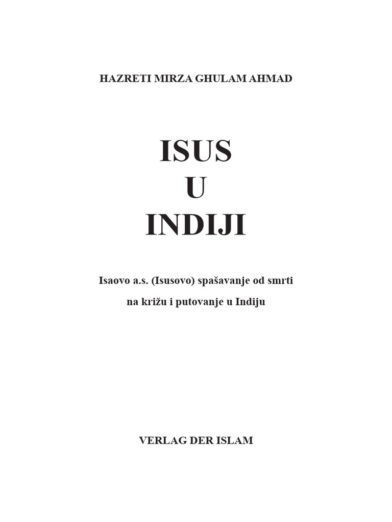 Isus U Indiji | PDF