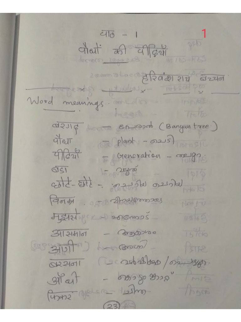 Hindi Notes | PDF