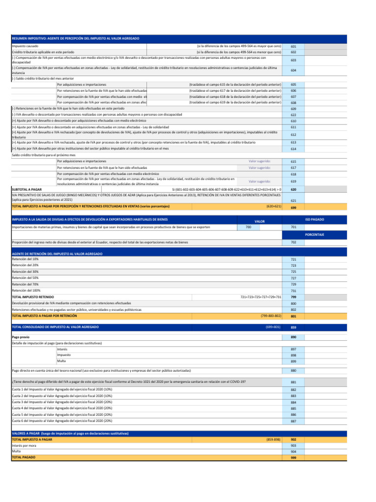 Form Iva 2 | PDF | Impuesto al valor agregado | Impuestos