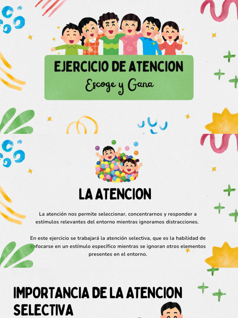 Mejora tu Atención Selectiva Jugando | PDF