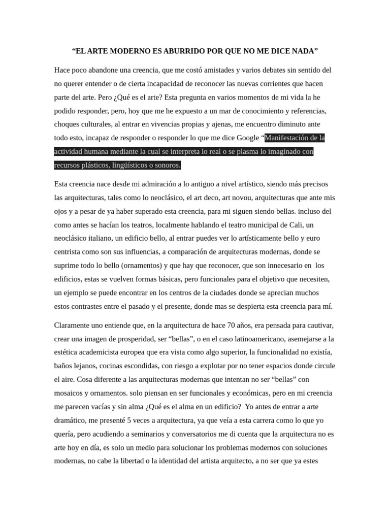 Calderon Christian Primer Parcial | PDF | Pinturas | Arte abstracto