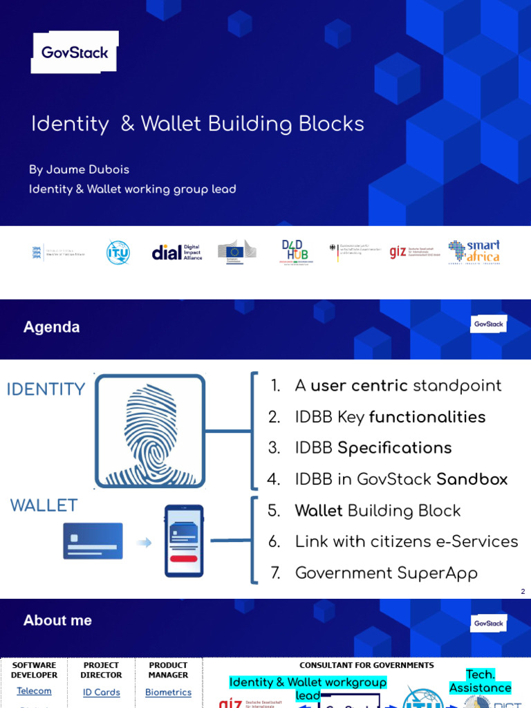 2024 - 09 - 23 - Identity and Wallet Building Blocks Presentation - V 1.6 | PDF | Authentication ...