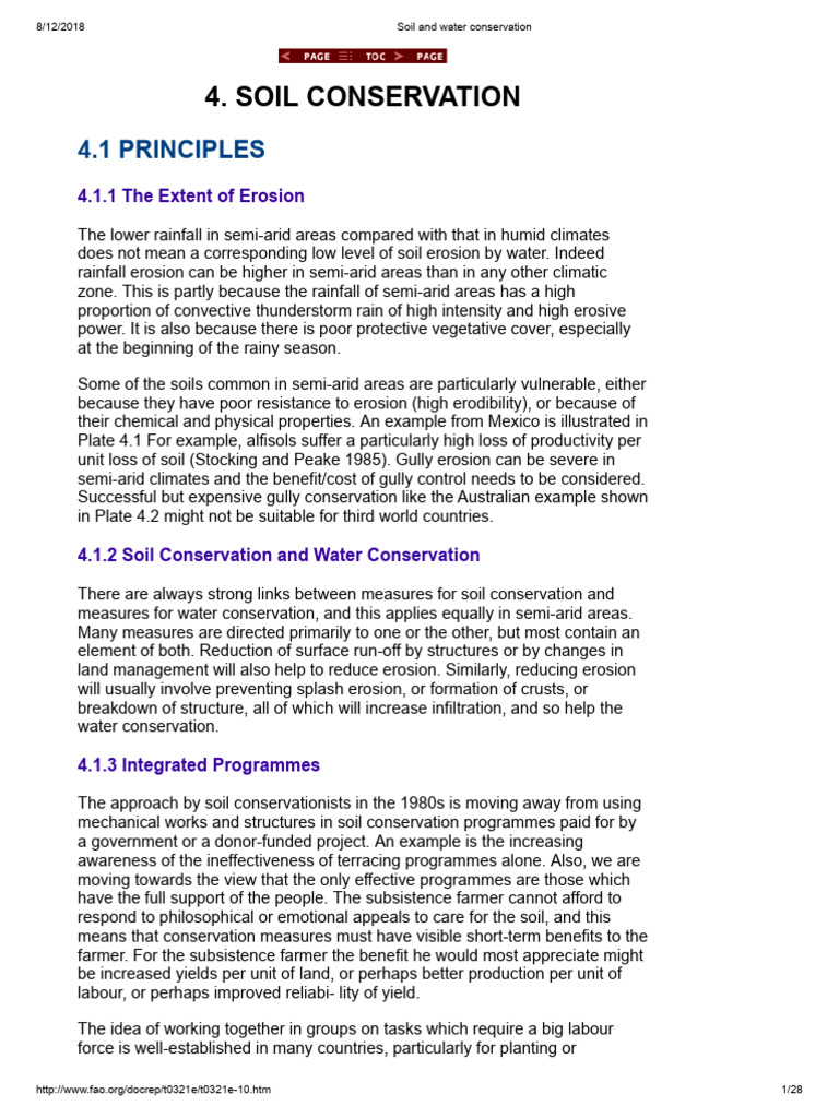 Soil and Water Conservation | PDF | Crop Rotation | Surface Runoff
