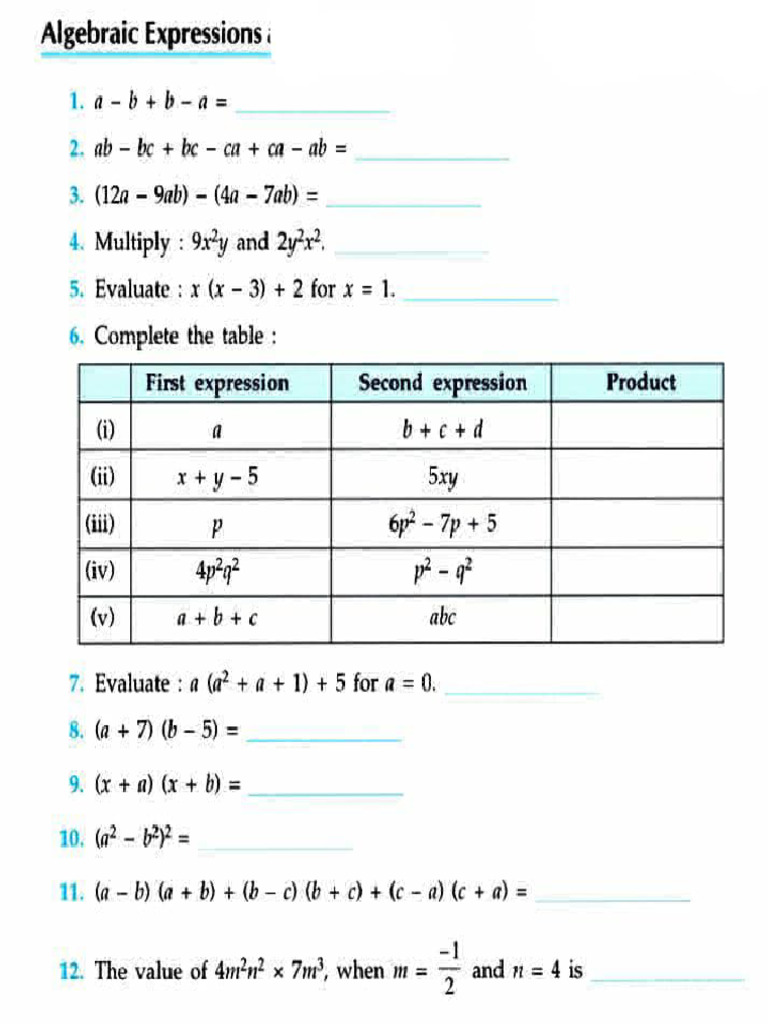 Chapter 10 Worksheet | PDF