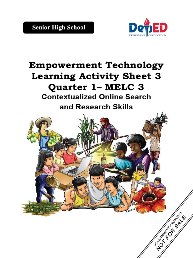 SHS_EmpTech_Q1_LAS3_FINAL.docx | PDF | Copyright