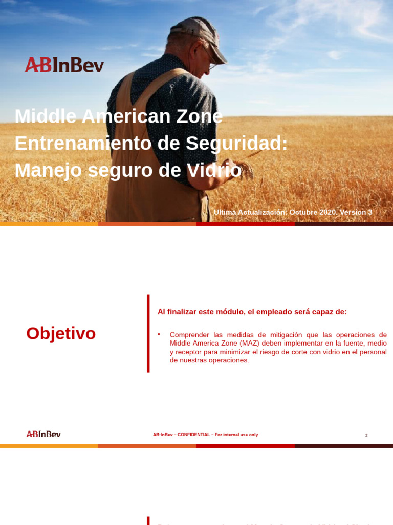 Manejo Seguro de Vidrio en MAZ | PDF | Botella | Evaluación de riesgos