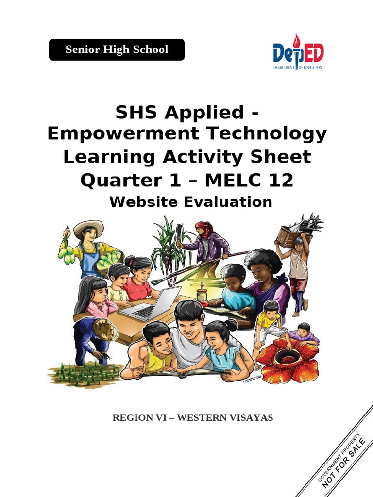 SHS EmpTech Q1 LAS12 FINAL | PDF | Learning | Educational Technology