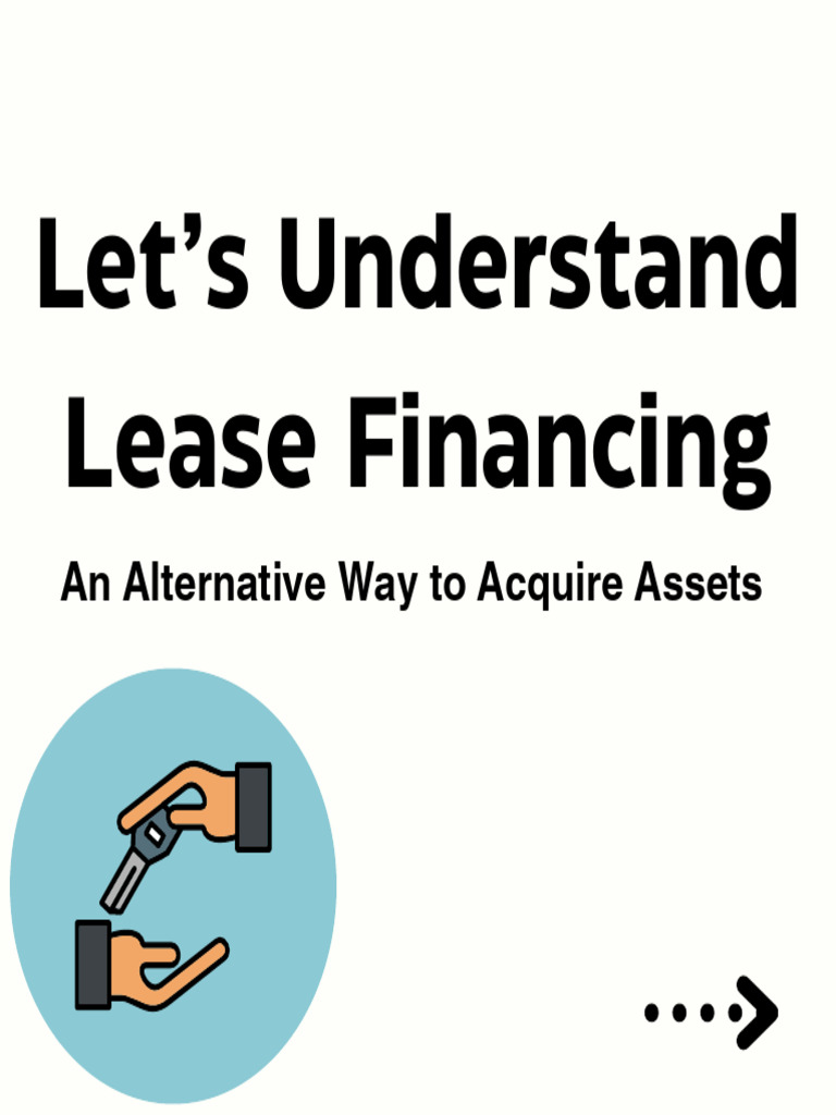 Lease Financing | PDF | Lease | Expense