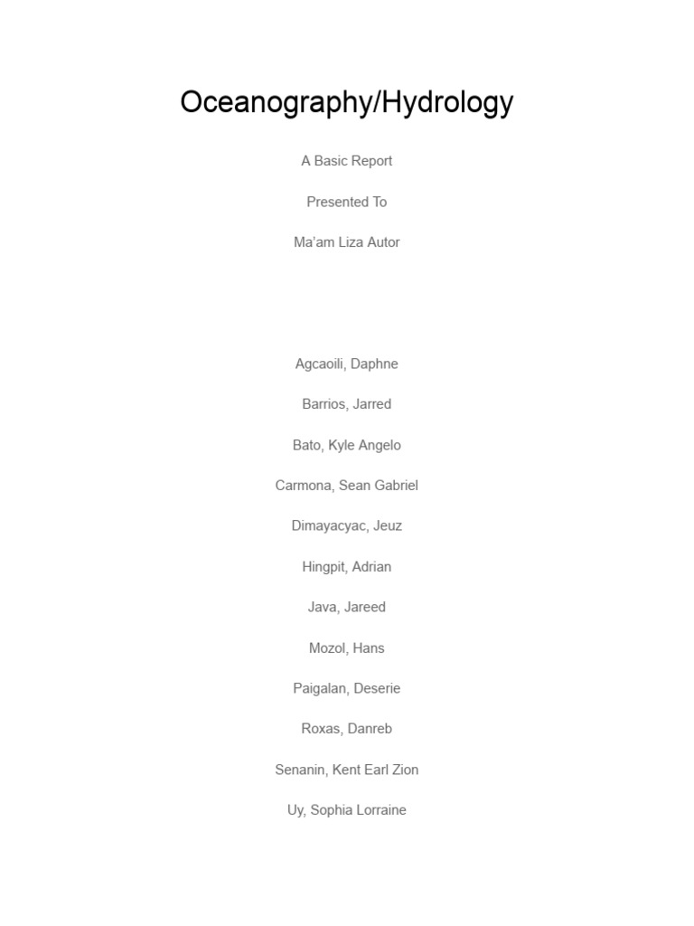 Bill Nye Oceanography Worksheet Guide | PDF | Oceanography | Physical ...