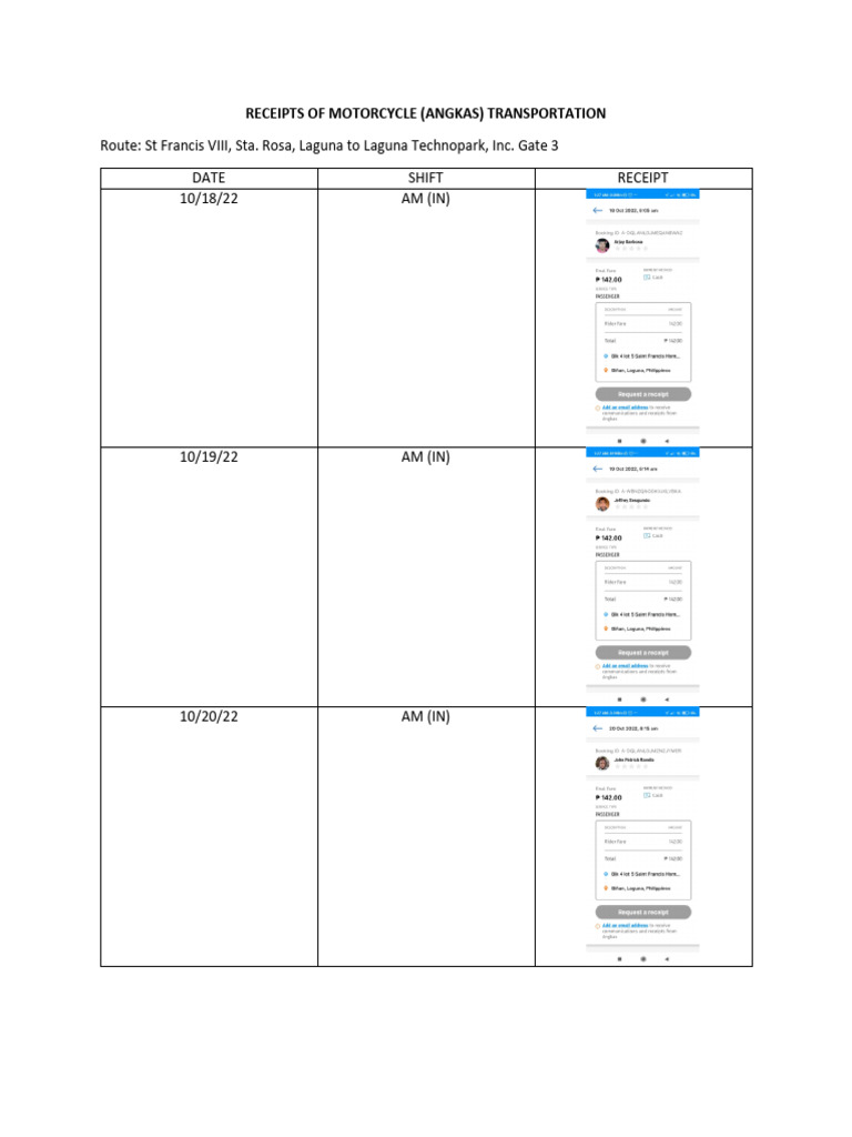 Receipts of Motorcycle | PDF
