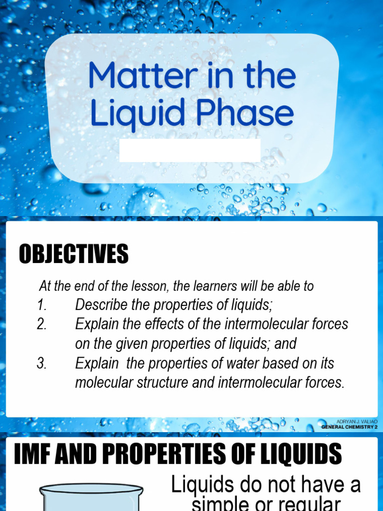 Intermolecular Forces and Liquid Properties | PDF | Liquids | Boiling