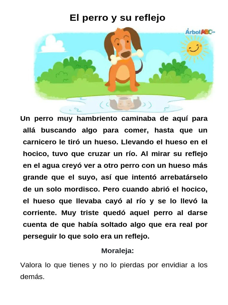 Fábulas con moralejas para reflexionar | PDF