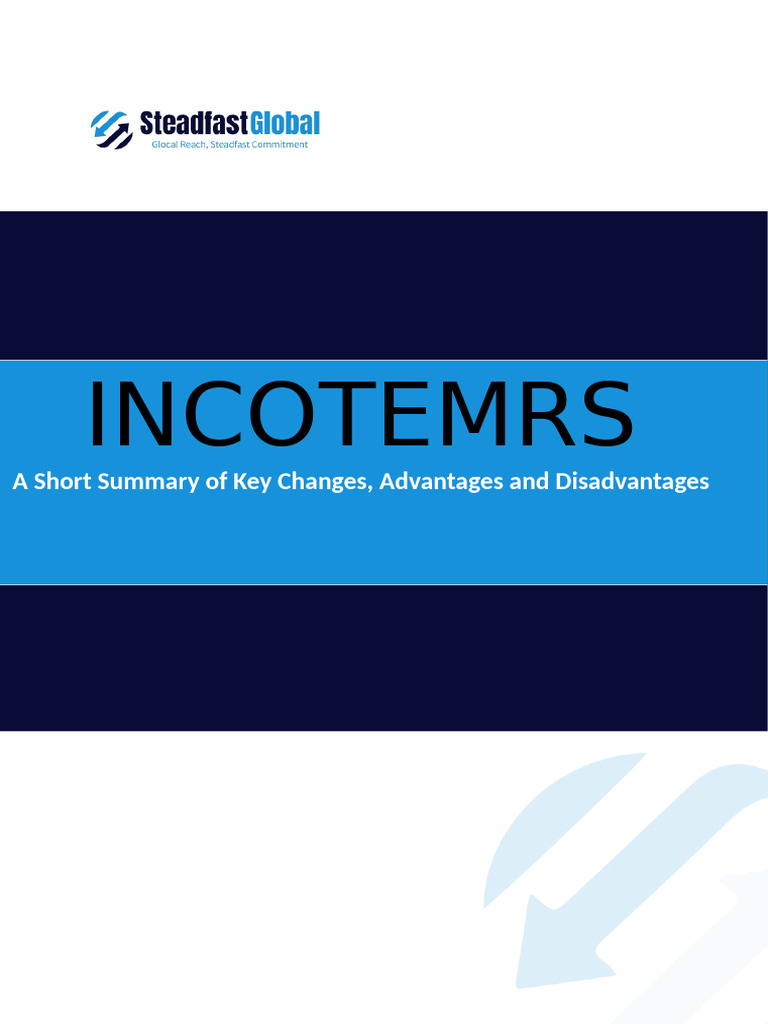 Key Changes in Incoterms Explained | PDF