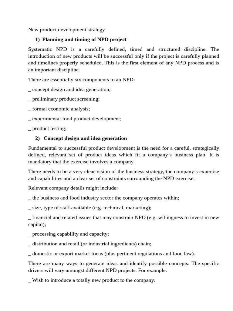 New Product Development Strategy Guide | PDF | Product (Business ...