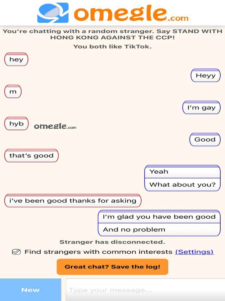 Omegle Talk To Strangers! | PDF