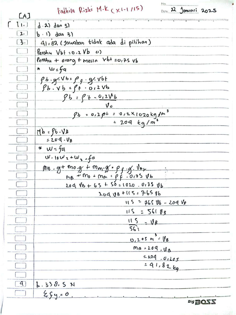 15 Fadhila Rizki Soal Uji Kompetensi 2 | PDF