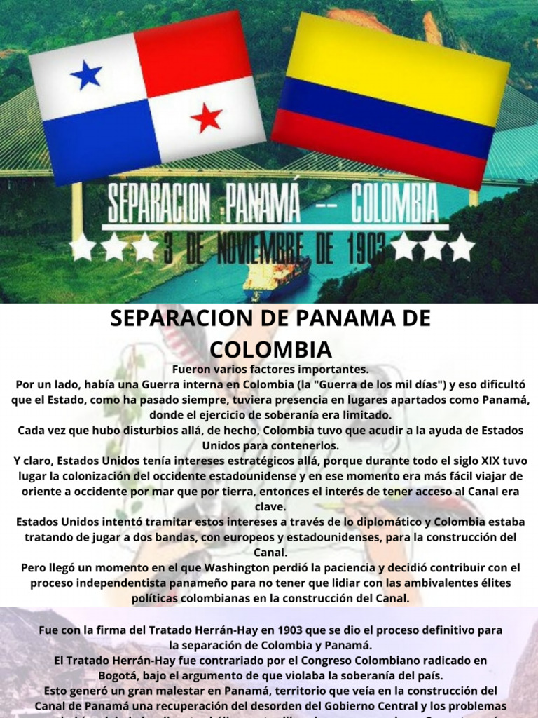 Separacion de Panama de Colombia | PDF
