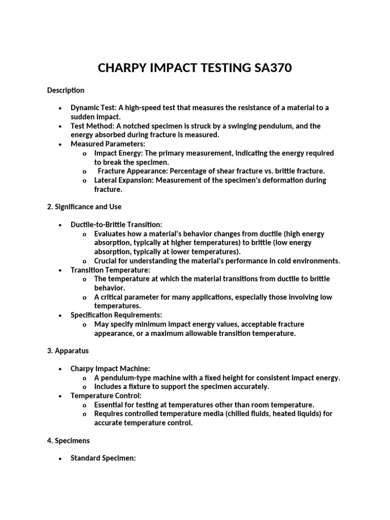 Charpy Impact Testing Overview | PDF | Fracture | Ductility
