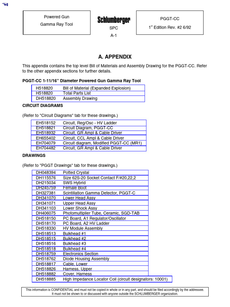 MH705200 - PGGT - AA00 - Appendix A - AA | PDF | Electronics | Electrical Engineering