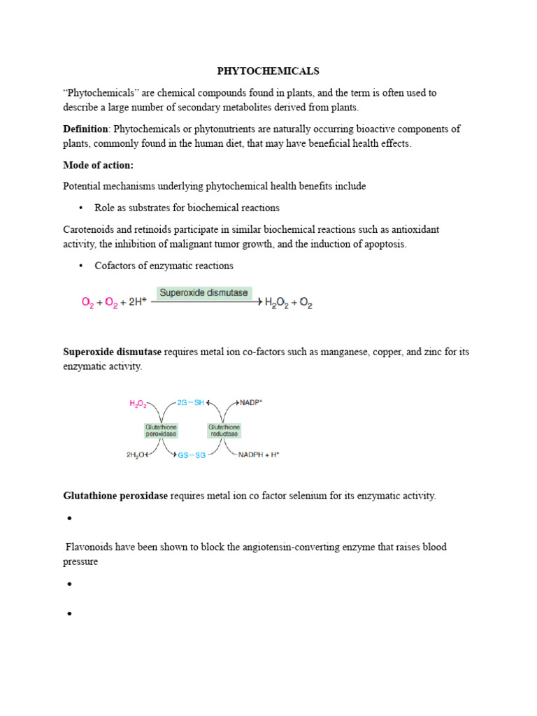 12.Unit-5 PHYTOCHEMICALS | PDF | Polyphenol | Carotenoid