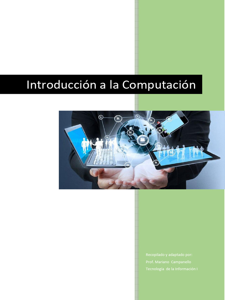 Introduccion a la Computacion | PDF | Hardware de la computadora | Almacenamiento de datos de la ...