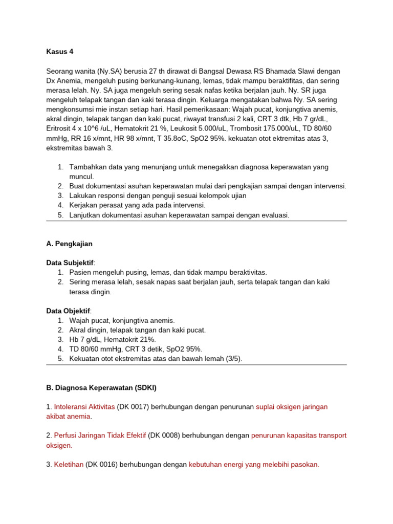 Askep Kep - Dewasa Nayla | PDF