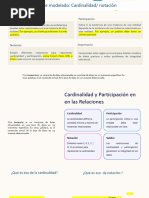 Tipos de Cardinalidad y Símbolos | PDF