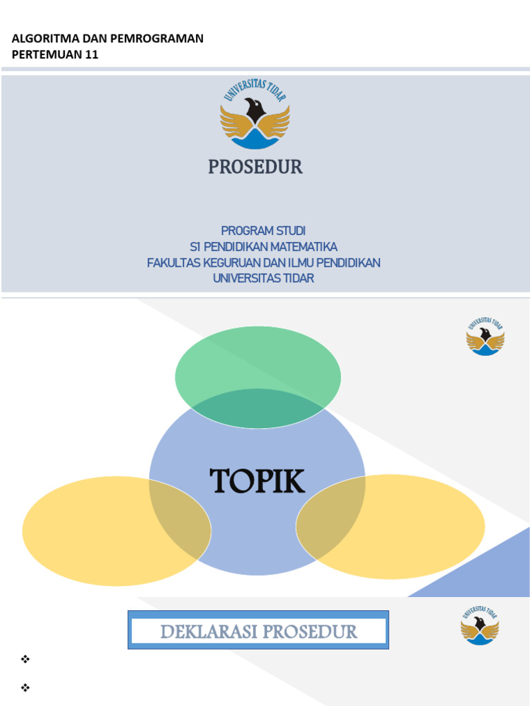 Alpro Pertemuan 11 Prosedur | PDF