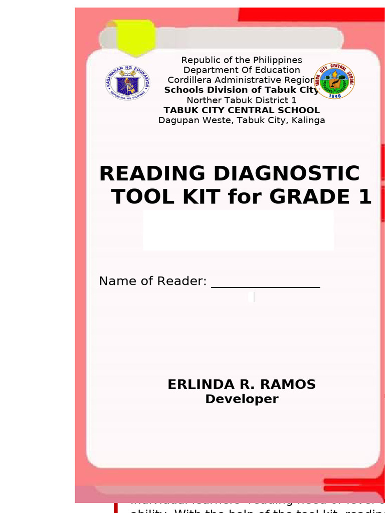 Reading-Diagnostic-tool-kit-grade-1 | PDF | Linguistics | Phonetics