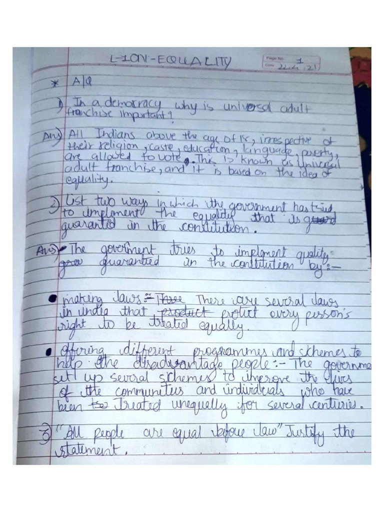 Civics L-1 Shaurya Shah | PDF