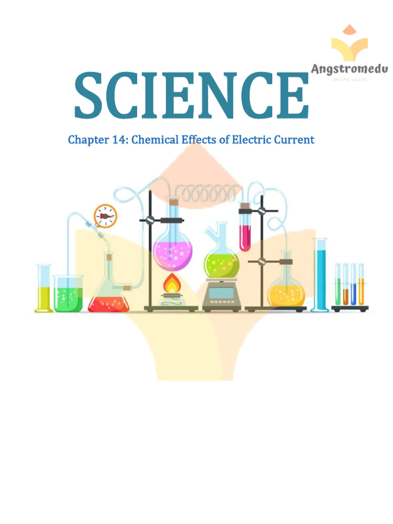 Chemical Effects of Electric Current | PDF | Electric Current | Anode