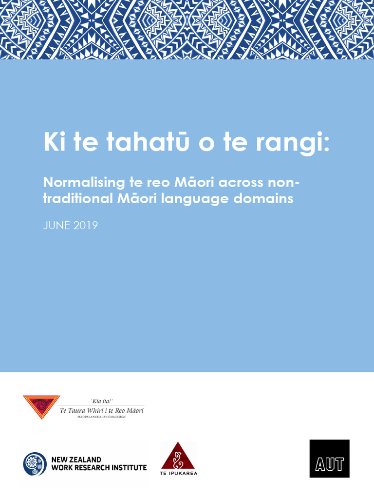 Normalising Te Reo Māori in Schools | PDF | Māori People | Qualitative ...