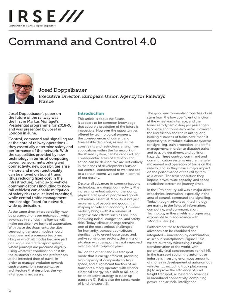 IRSE Command - and - Control - en | PDF | Transport | Rail Transport