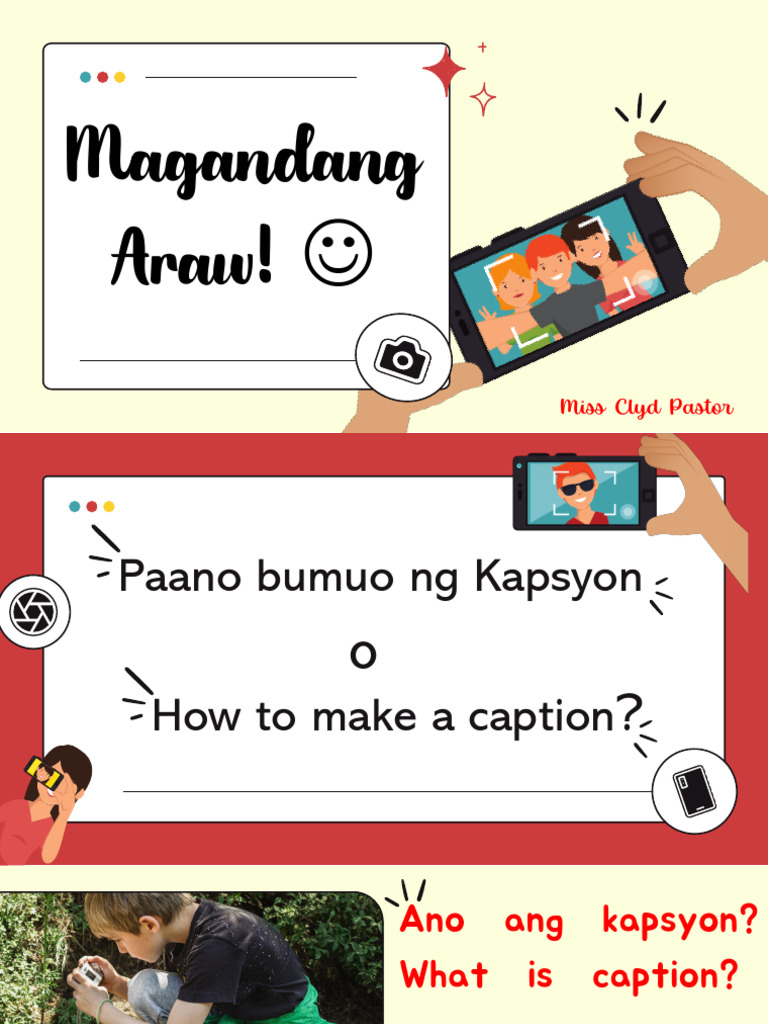 Pagbuo NG Caption | PDF
