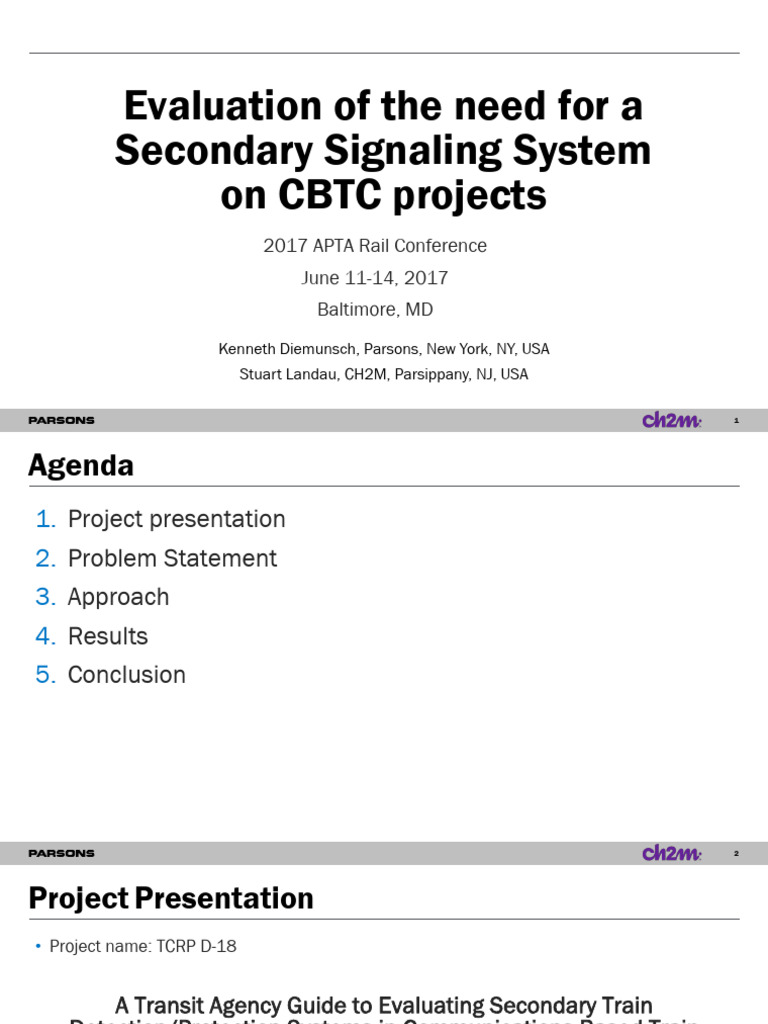 Evaluating CBTC Fallback Systems | PDF | Railway Safety | Transport ...