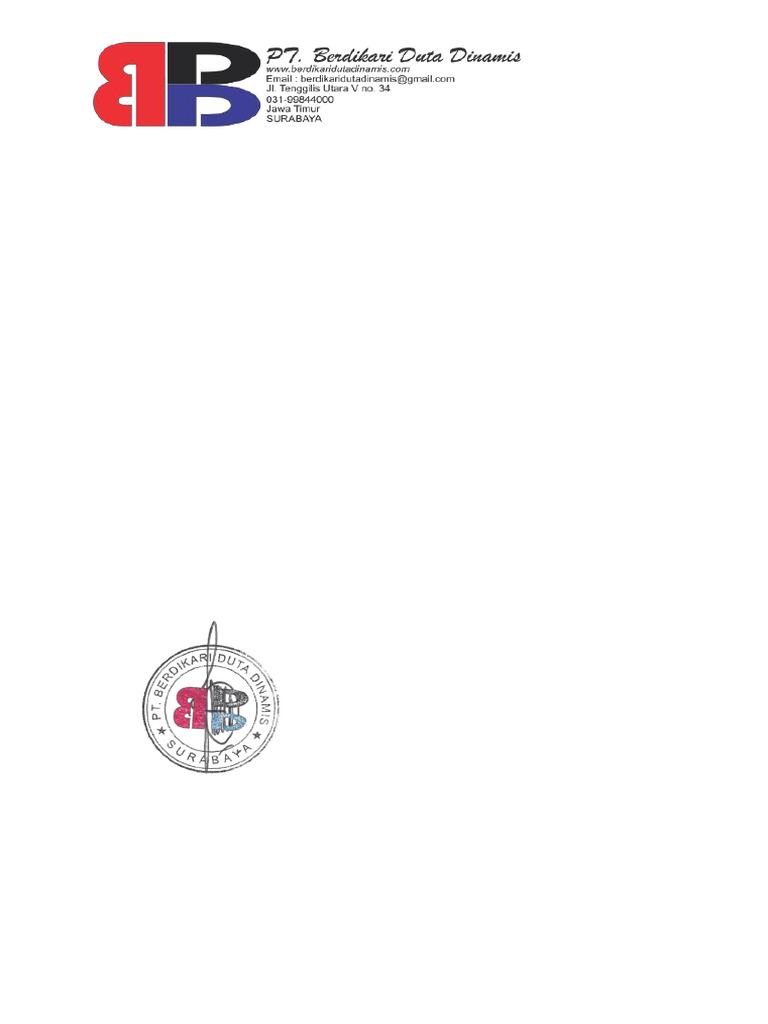 Surat Keterangan Perforated | PDF