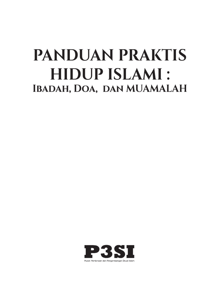 Panduan Praktis Hidup Islami Ibadah Doa | PDF