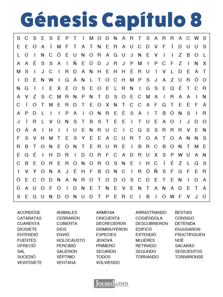 genesis_8_sopa_de_letras | PDF