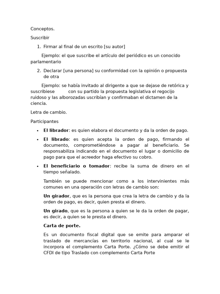 Conceptos de Terminos Que Utilizan Los Titulos Moviliarios | PDF ...