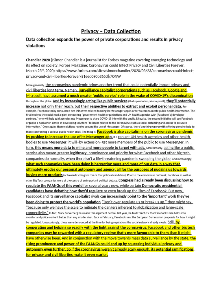 Privacy data collection | PDF | Facebook | Privacy